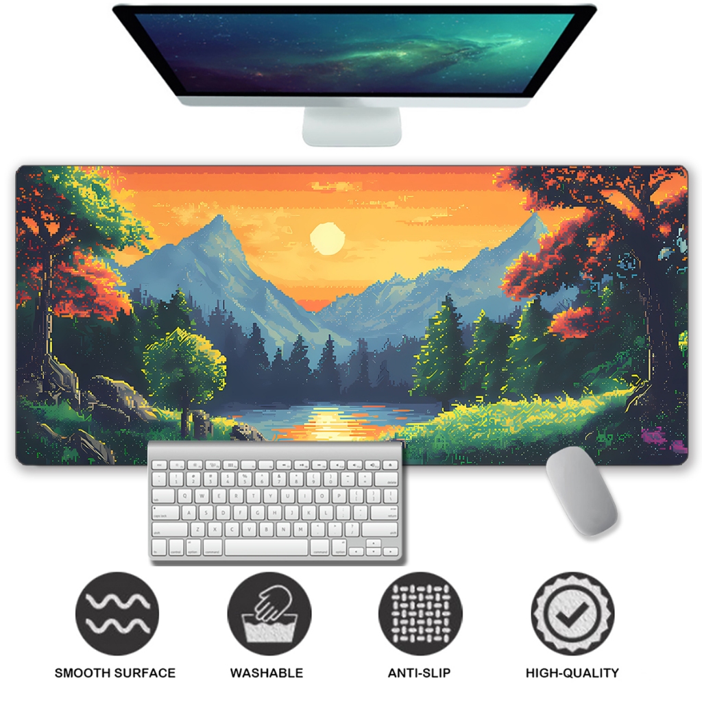Pixel Ridge Gaming Mouse Pad Extended Game Mousepad Large Gaming ...