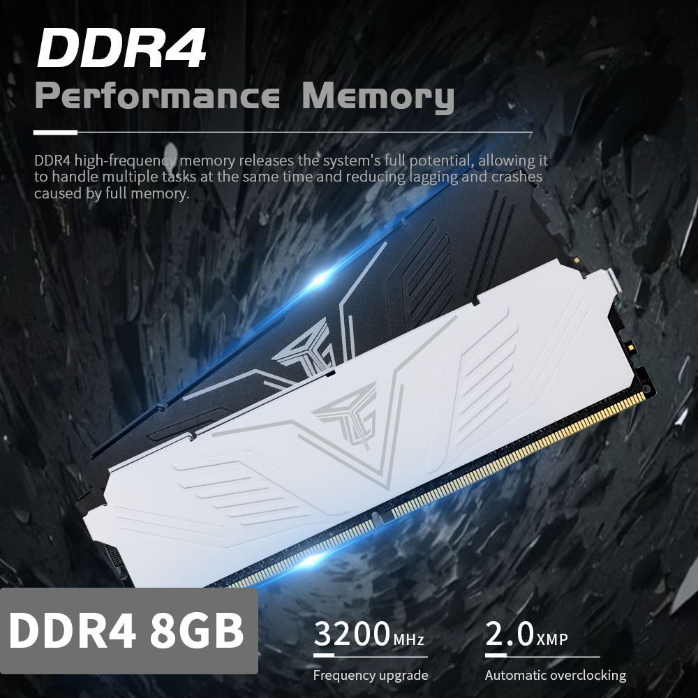 ZST RAM DDR4 8/16GB 2666/3200/3600MT/s Vest cooling Desktop Computer ...