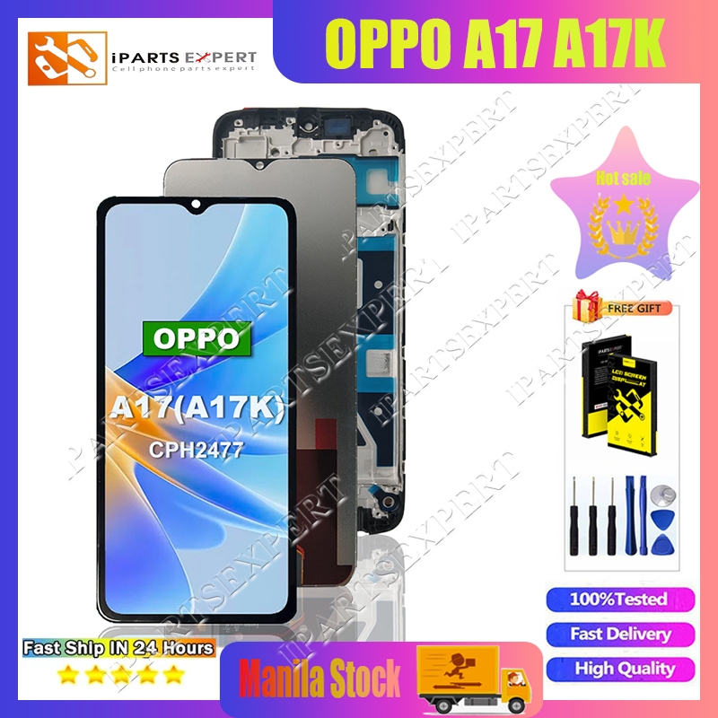 IPARTSEXPERT 6.56" LCD High Quality Display for OPPO A17 A17K LCD ...