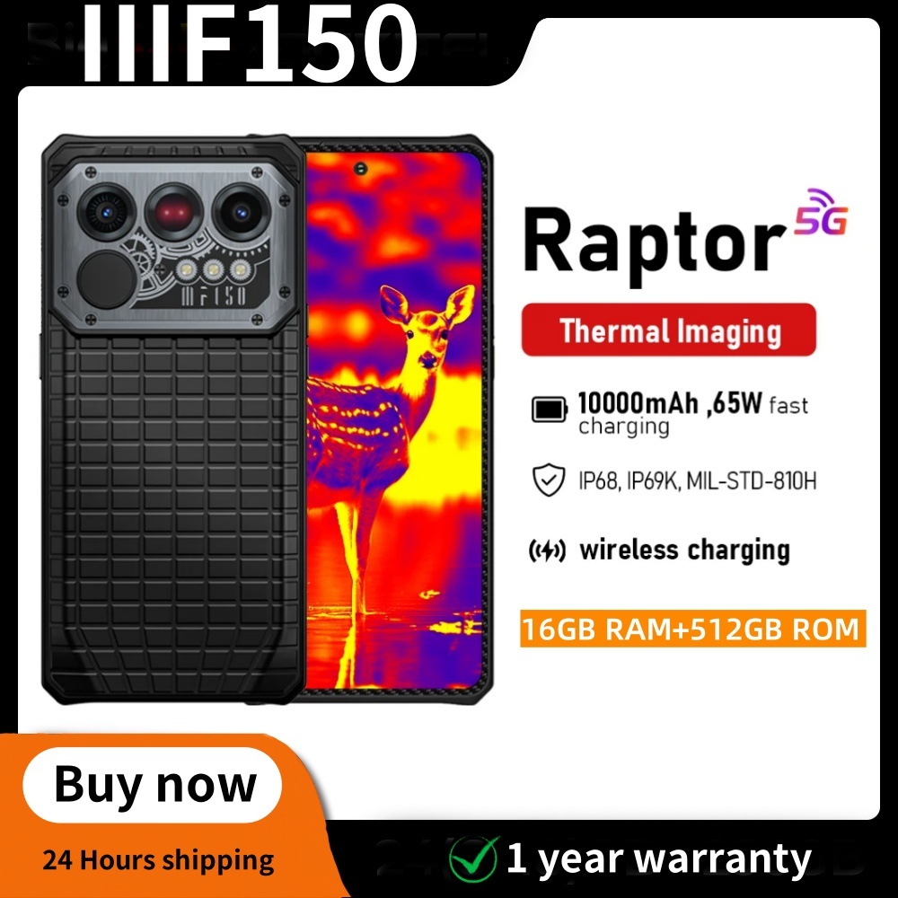 IIIF150 Raptor 5G Rugged Machine Android 14 Thermal Imaging 16GB+512GB ...