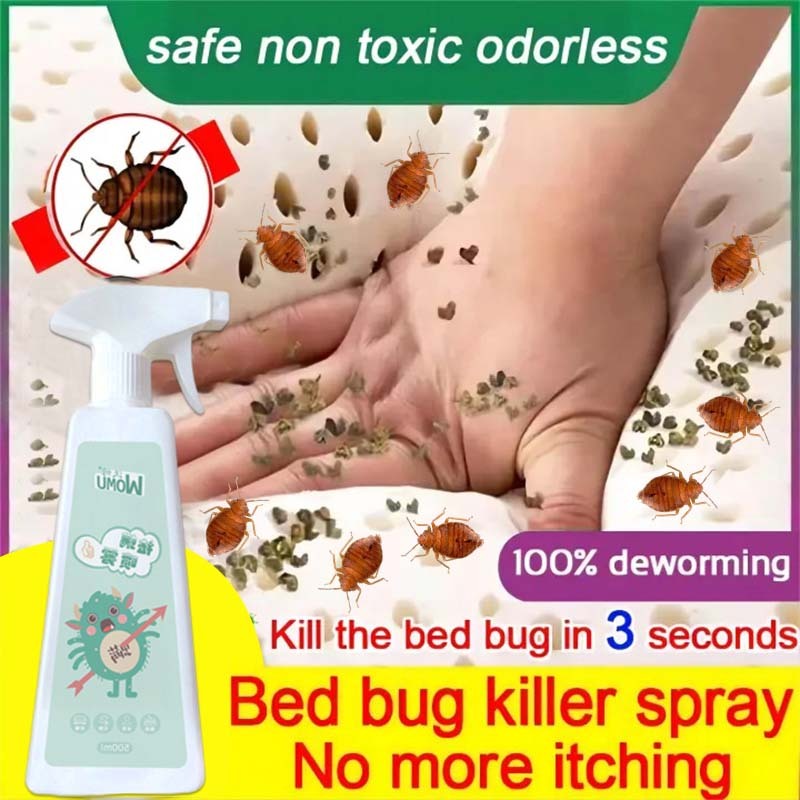 bed bug killer spray 500ML harmless to human body Mite Spray bedbug surot killer spray pamatay ...