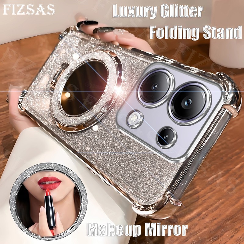 Silicone Casing Compatible for POCO M6 Pro Shockproof Phone Case Makeup ...
