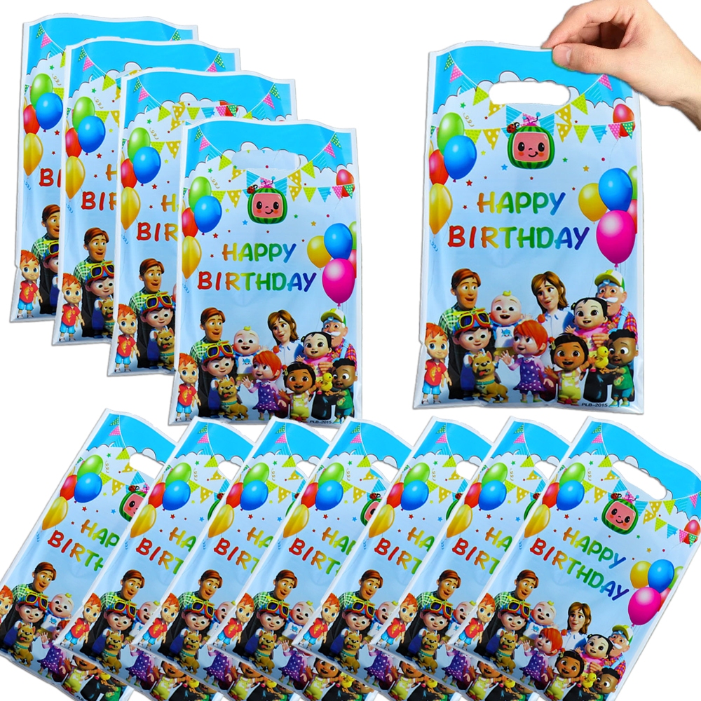 30 Packs Coco-melon Party Gift Bags Coco-melon Gift Bags Party Supplies ...