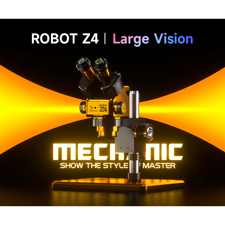 Mechanic ROBOT Z4 Magnification Synchronous Zoom Microscope Cell Phone ...