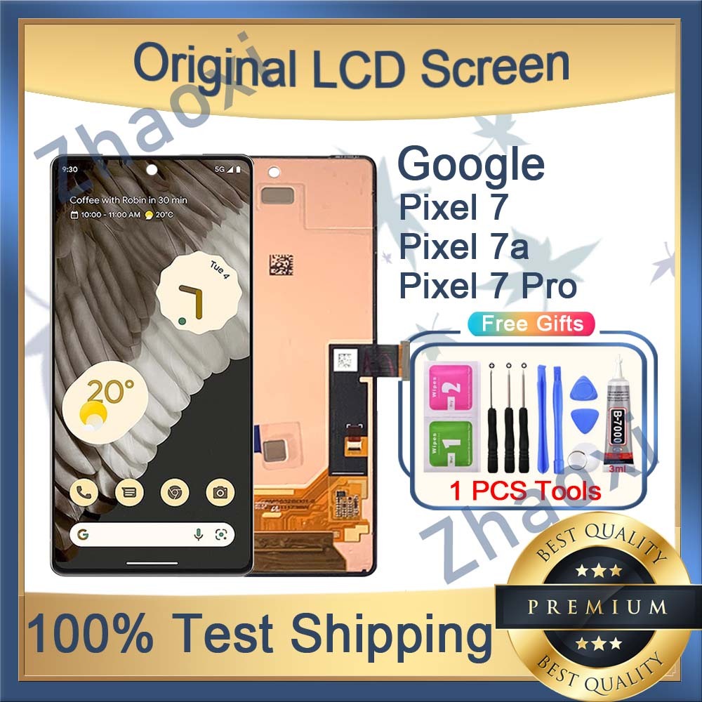 Original AMOLED Google Pixel 7 7A 7 Pro LCD Screen Replacement | Shopee ...
