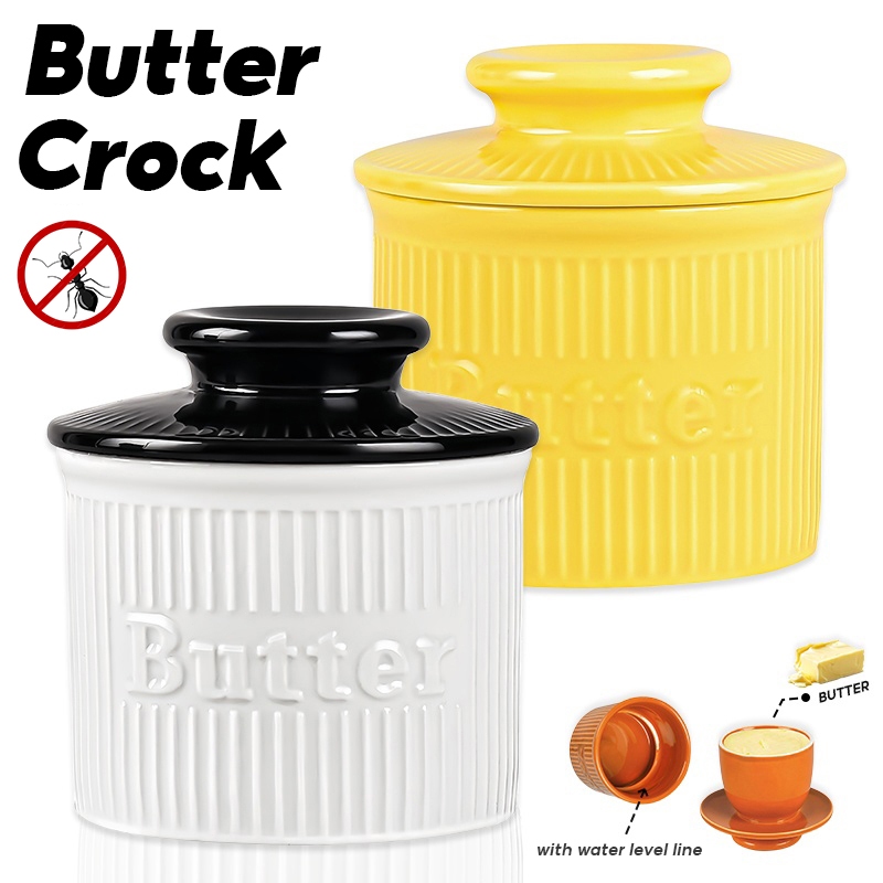 fMBB French Butter Containers 5oz Capacity Butter Bell Butter Keeper ...