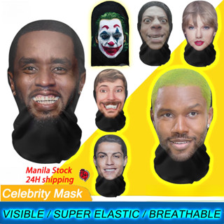 3D Facial Perspective Full Face mask Joker disguise mask Cosplay Diddy ...