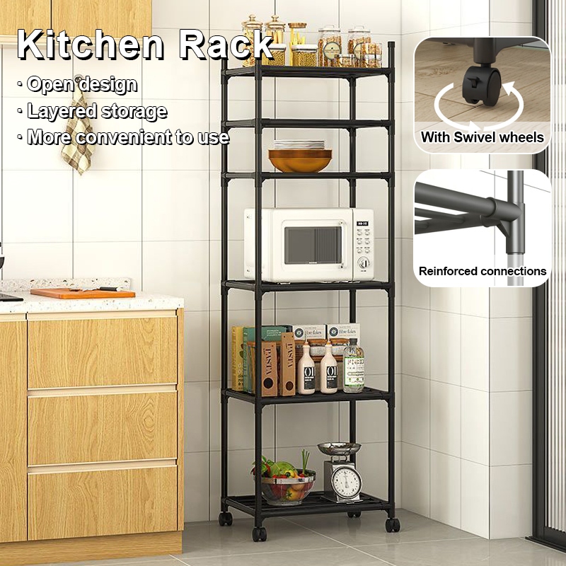 4/5/6 layer rack organizer stainless Kitchen Organizer Storage Rack ...