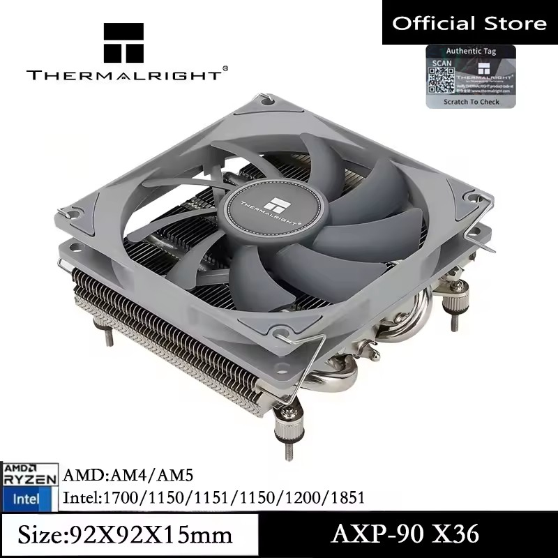 Thermalright AXP90 X36 Low Profile CPU Air Cooler CPU Radiator 36mm ...