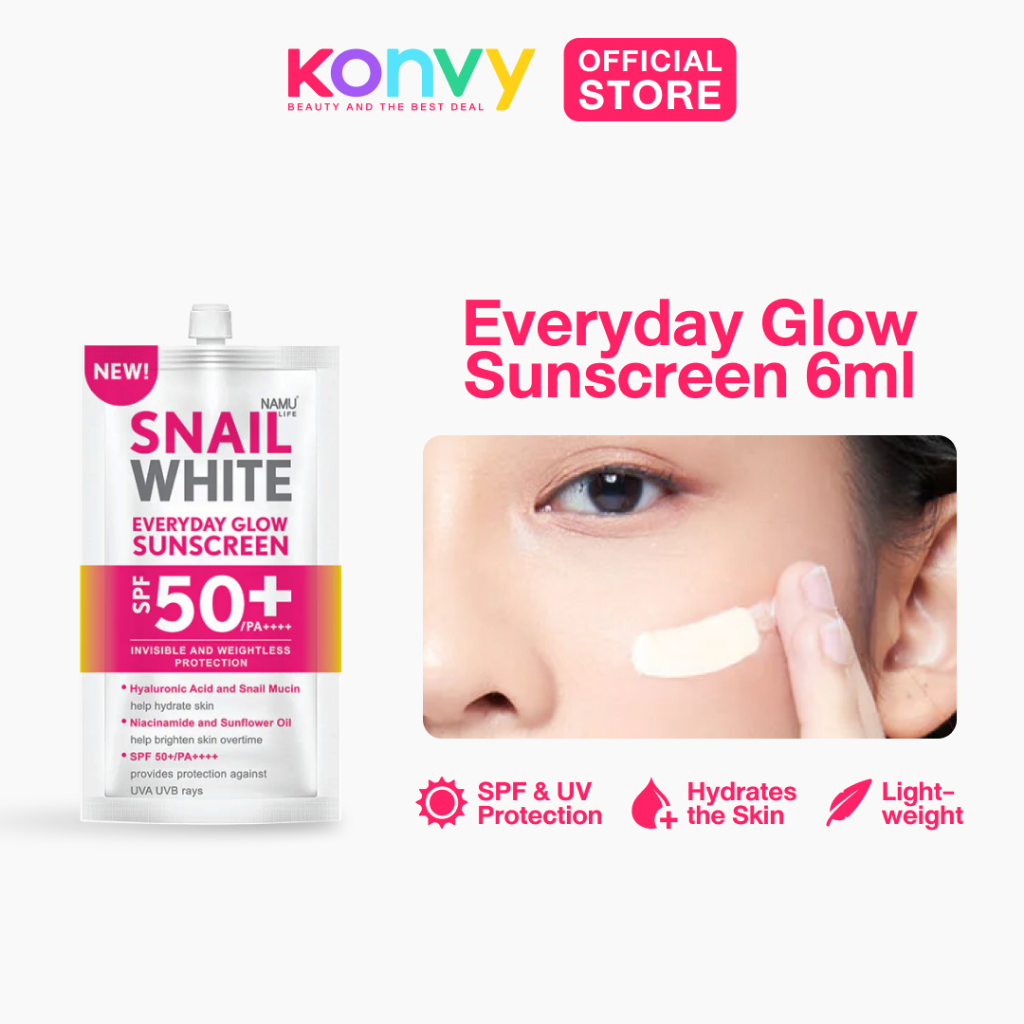 SNAILWHITE Everyday Glow Sunscreen 6ml | Shopee Philippines