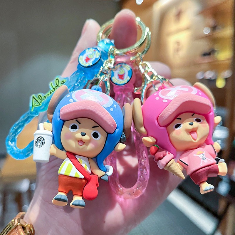 One Piece keychain Tony Tony Chopper 3D figure pendant, anime character ...