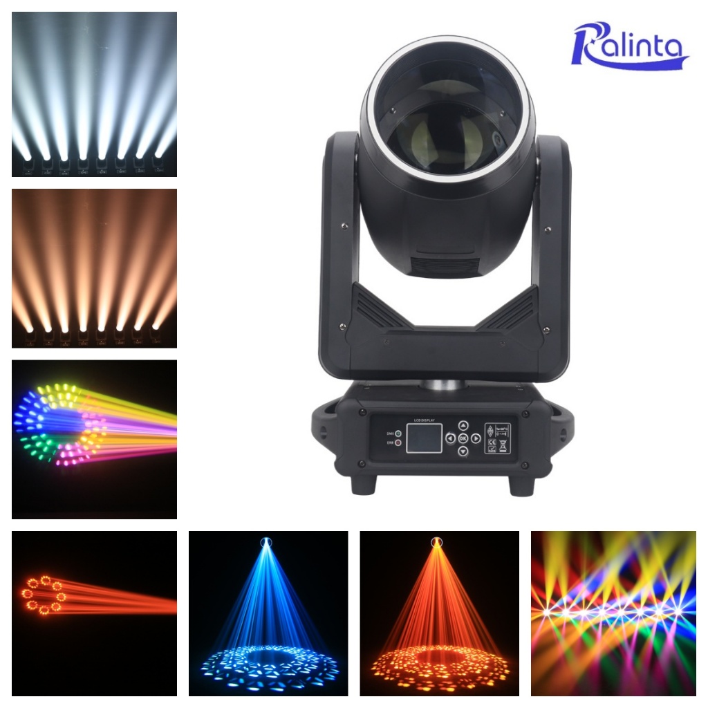 380W beam moving head with led string, strong beam light with focus ...