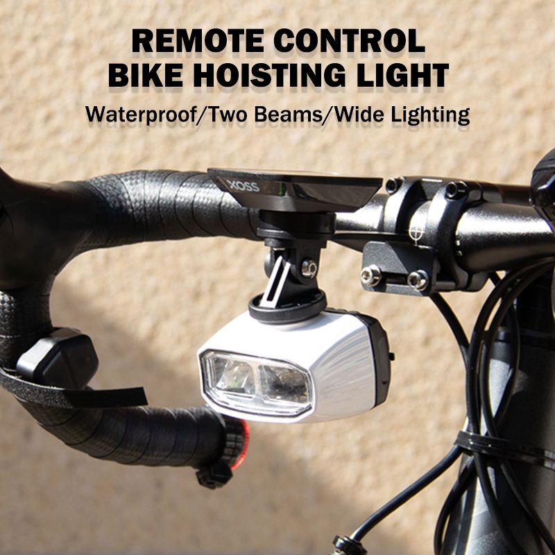 1000LM Bike Front Light Remote Control, IPX5 USB-C Rechargeable 3200mAh ...