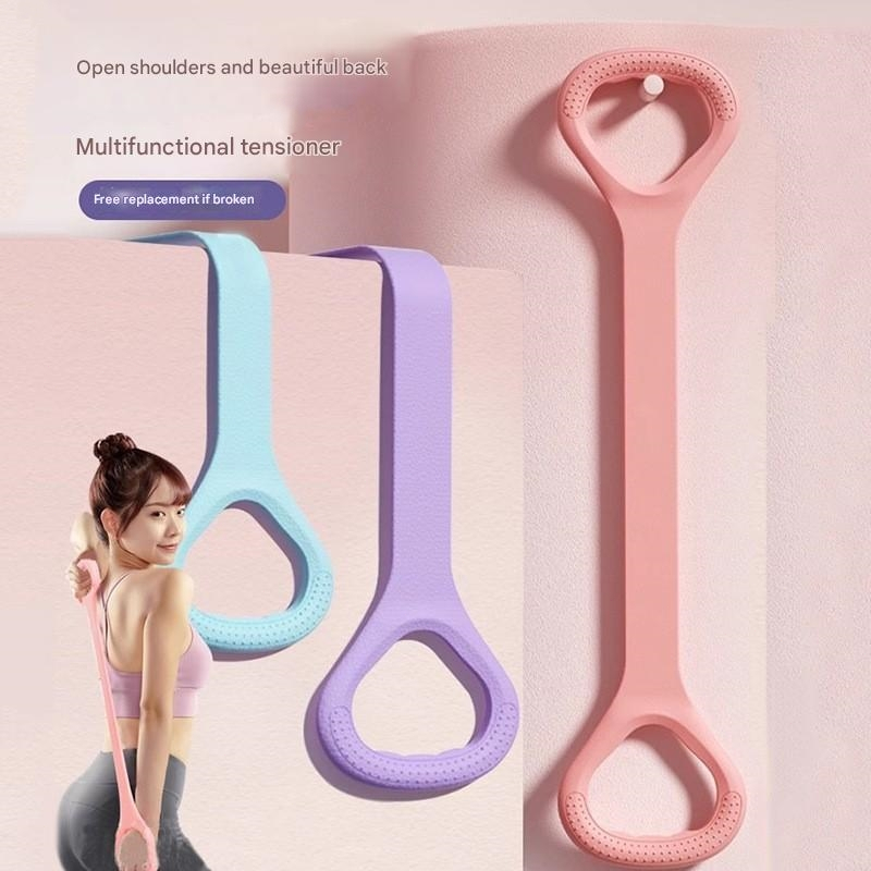 [COD] Yoga Elastic Stretch Band Resistance Rope Fitness Pilates Rubber ...