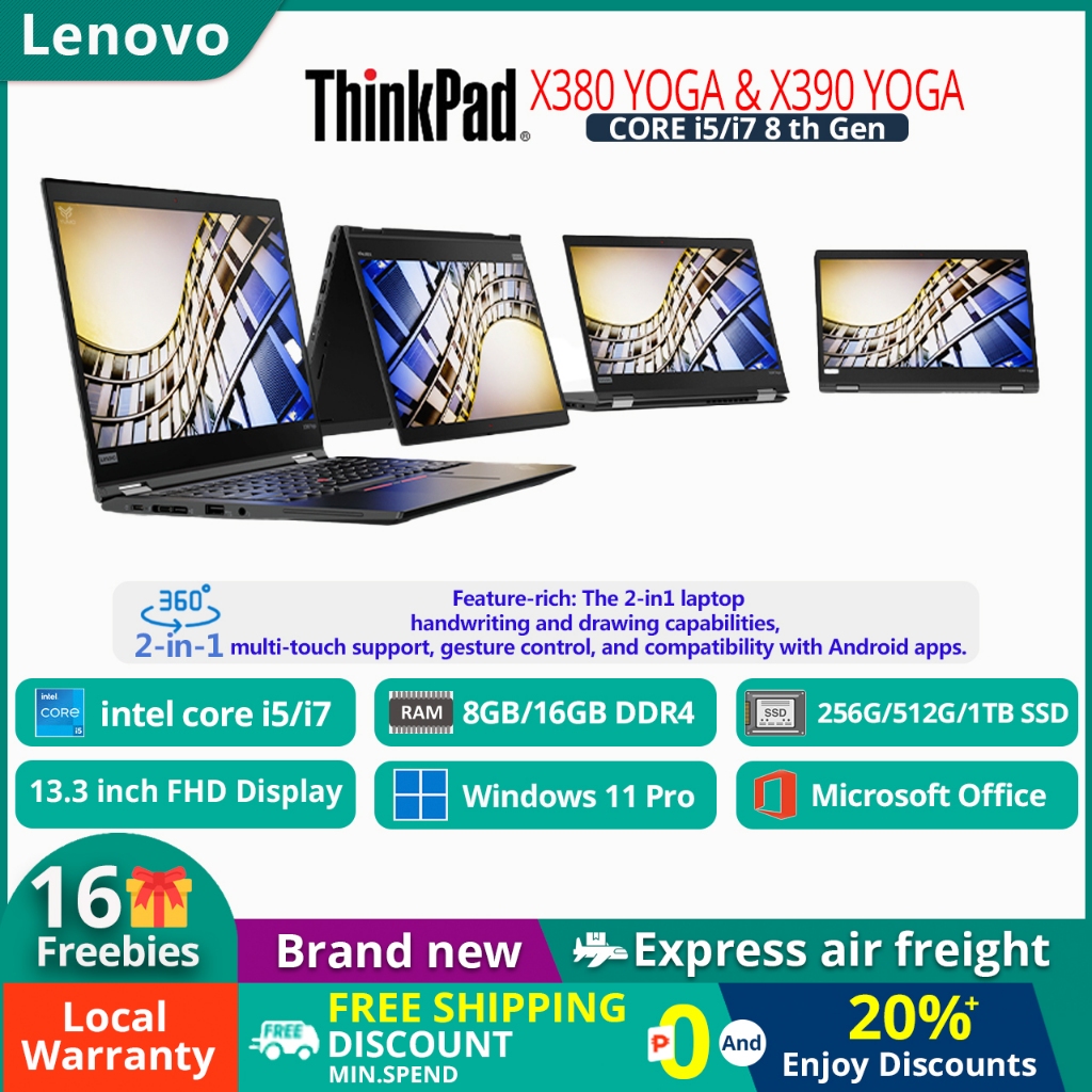 Lenovo ThinkPad 2-in-1 | X390Yoga & X13Yoga | 13.3" FHD | Intel Core i5 ...