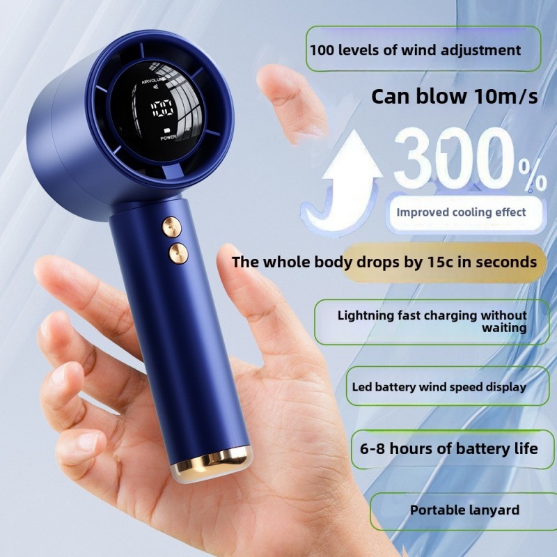 Long Endurance Turbine High Speed handheld fan portable mini fan ...