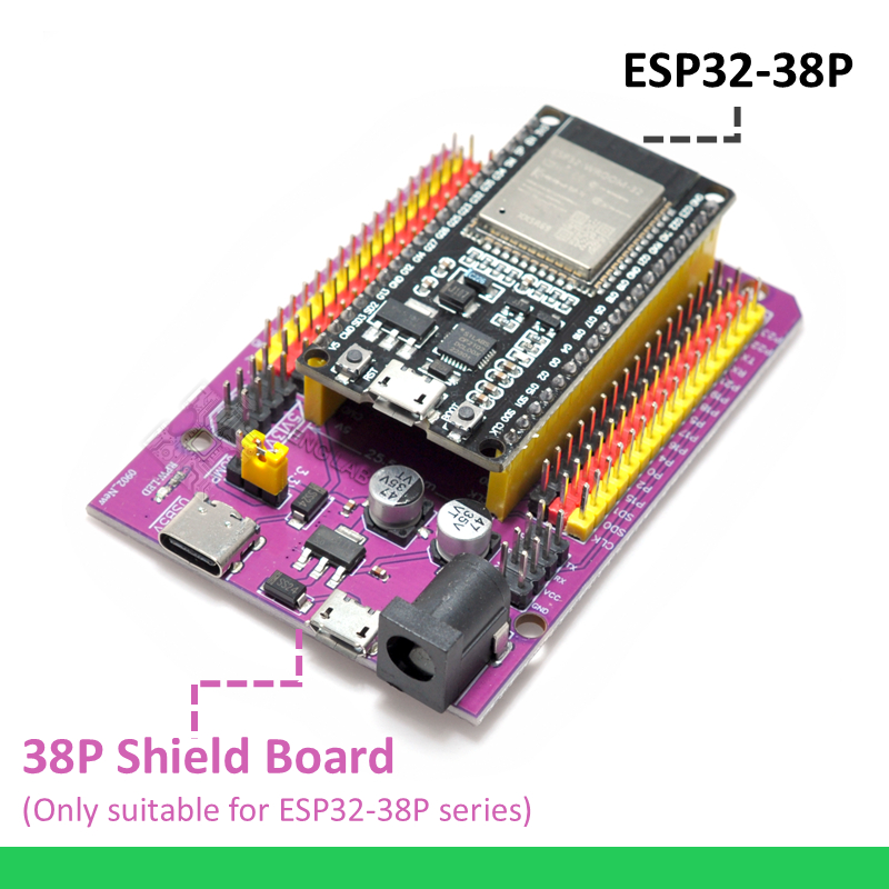 ENGLAB★ ESP32 WiFi IoT Development Board, ESP WROOM 32, 32U, 32D with ...