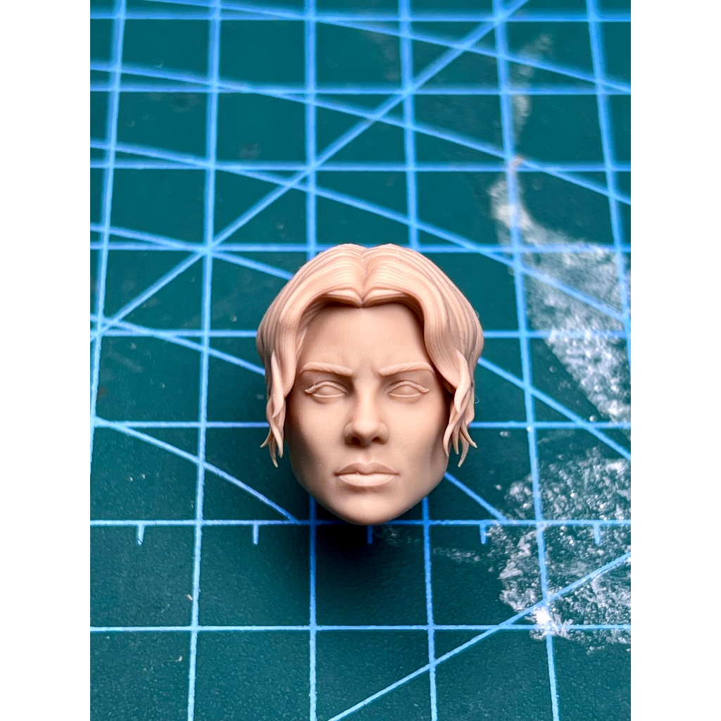 Unpainted 1/12 Scale Sasha Calle Supergirl Head Carved Model Fit For 6 inches SHF MEZCO ...