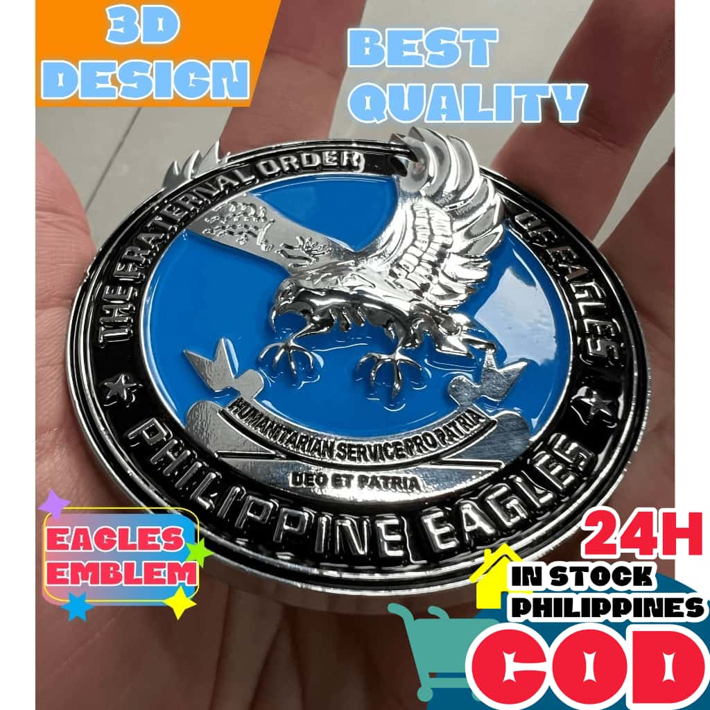 70mm，Metal Eagles emblem Logo High-End Eagle Logo Sticker Car ...