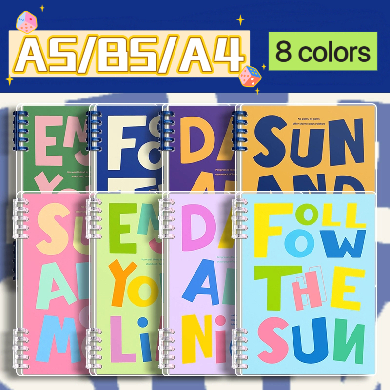 Notebook Binder Note Book Korean Style Buku Nota Farewell Gift Office ...