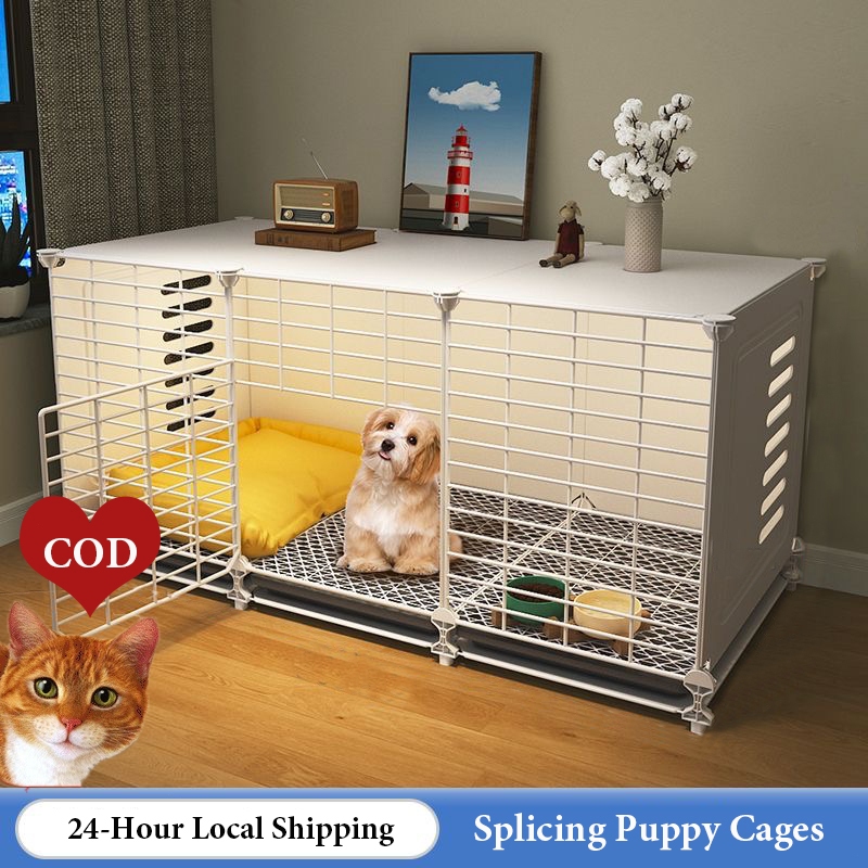 Dog Cage Puppy cage Small Dog Specific spliced Cat Dog Villa Suitable ...