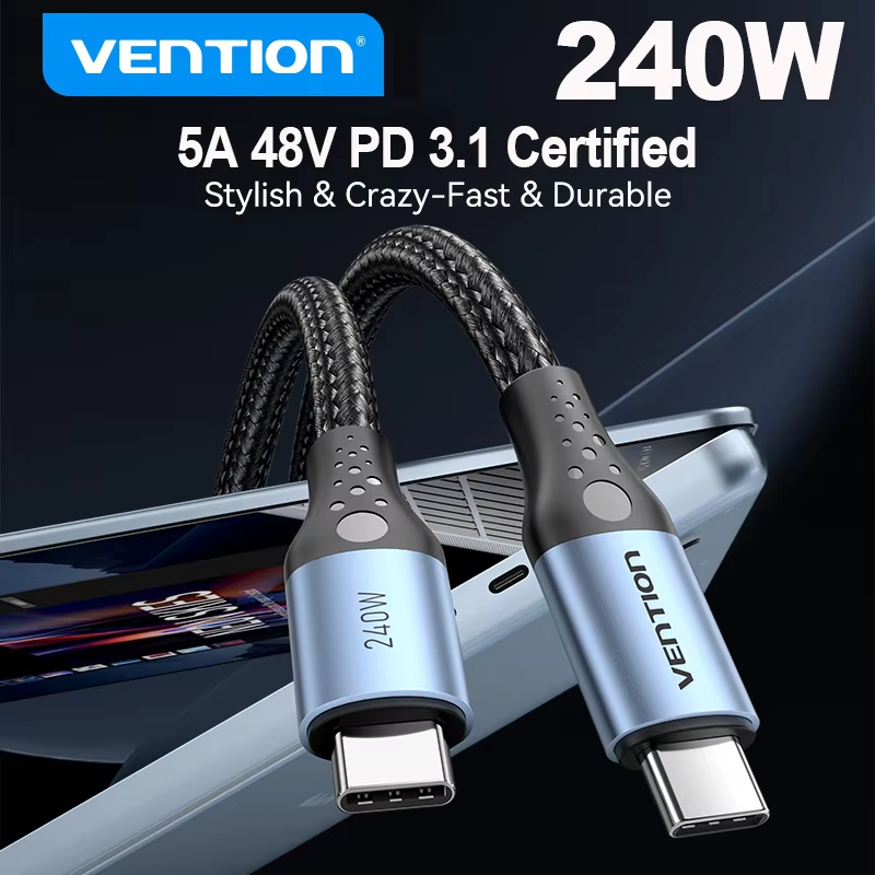 Vention 2024 PD 240W USB Type C to Type C Fast Charging Cable for ...