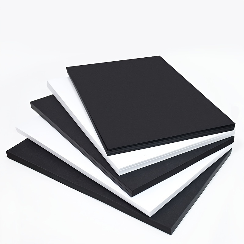 50Sheets/1Pack Black and white cardstock 180g A4 color cardstock ...