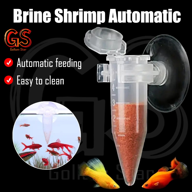 Mini Automatic Fish Feeder With Suction Ring Funnel Cup Fish Food Feed ...