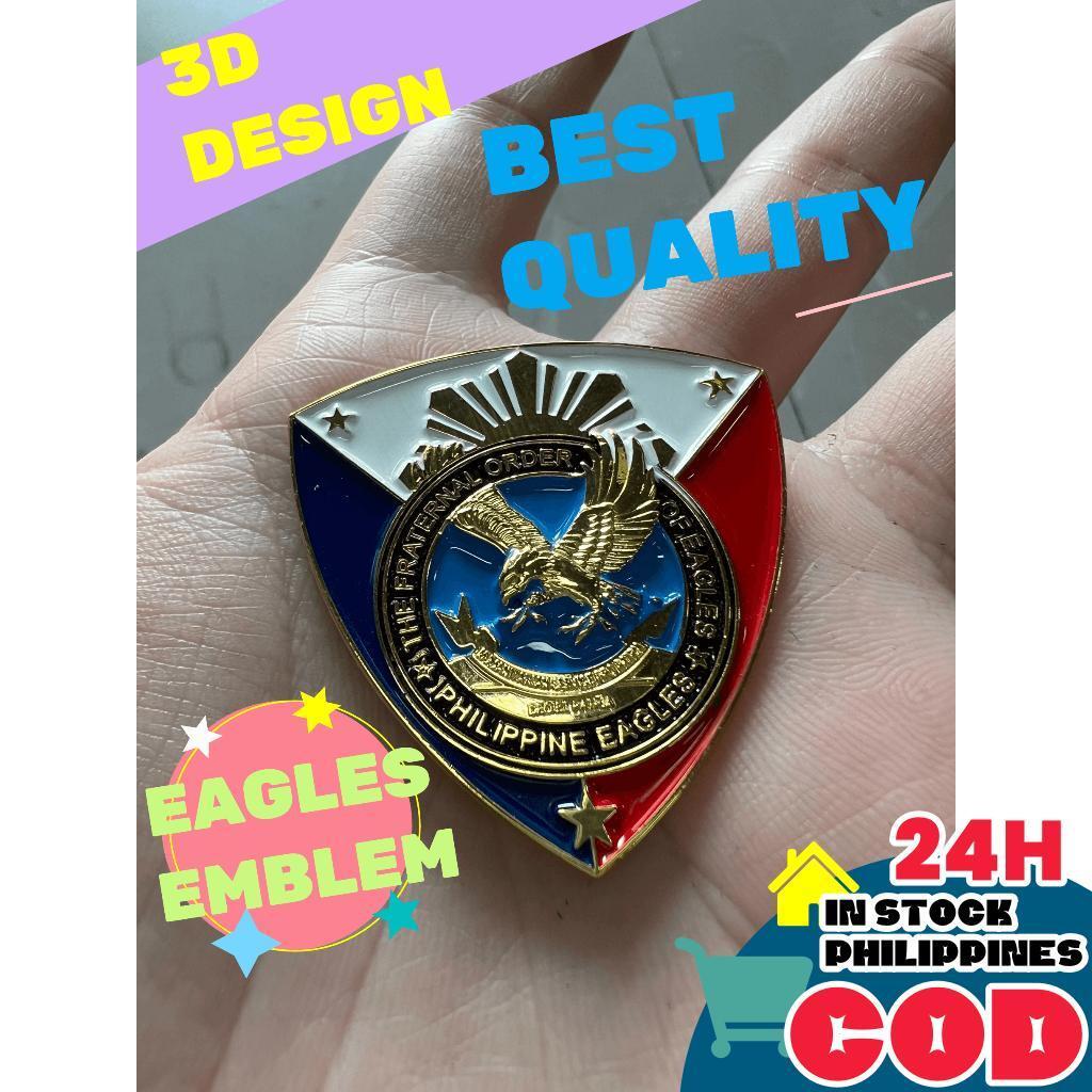 40mm，Eagles emblem Car Motorcycle Unique Modified eagles Metal Car Logo ...