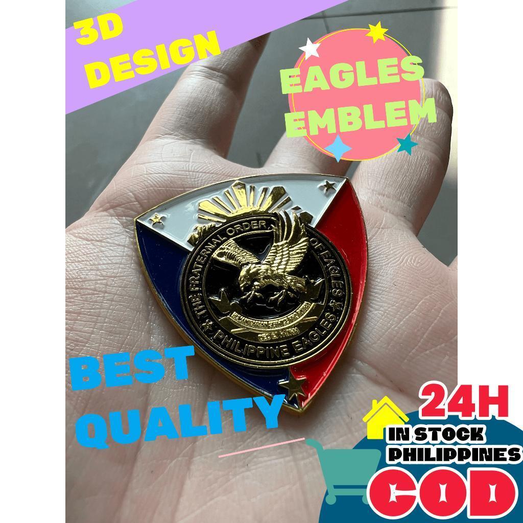 40mm，Eagles emblem Modified Car Motorcycle Eagle Metal Car Logo Hollow ...