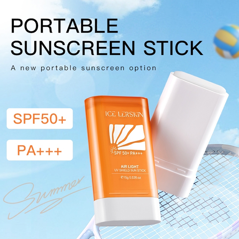 ICE LERSKIN Sunscreen Stick SPF 50+ Sun Stick Oil Control Sweat ...