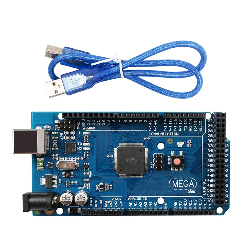 LAFVIN MEGA R3 Board ATmega 2560 Controller + USB Cable Compatible with ...