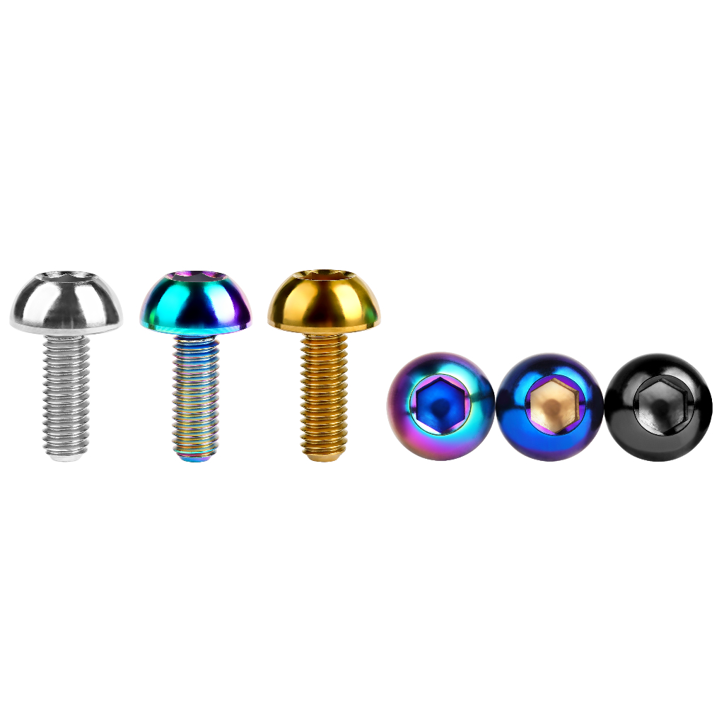 Wanyifa Titanium Bolt M6X17mm Round Head Screw For Honda Motorcycle ...
