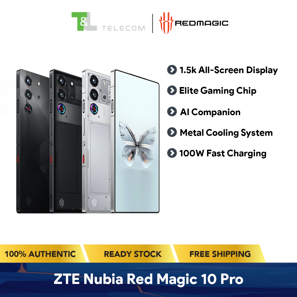 ZTE Nubia Red Magic 10 Pro 5G Global ROM Gaming Smartphone | Liquid ...