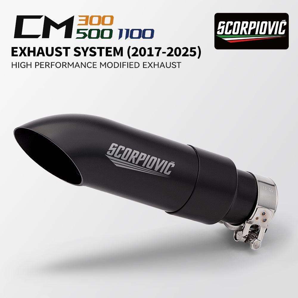 Motorcycle Exhaust Muffler Pipe w/DB Killer Steel Short Exhaust Tip For ...