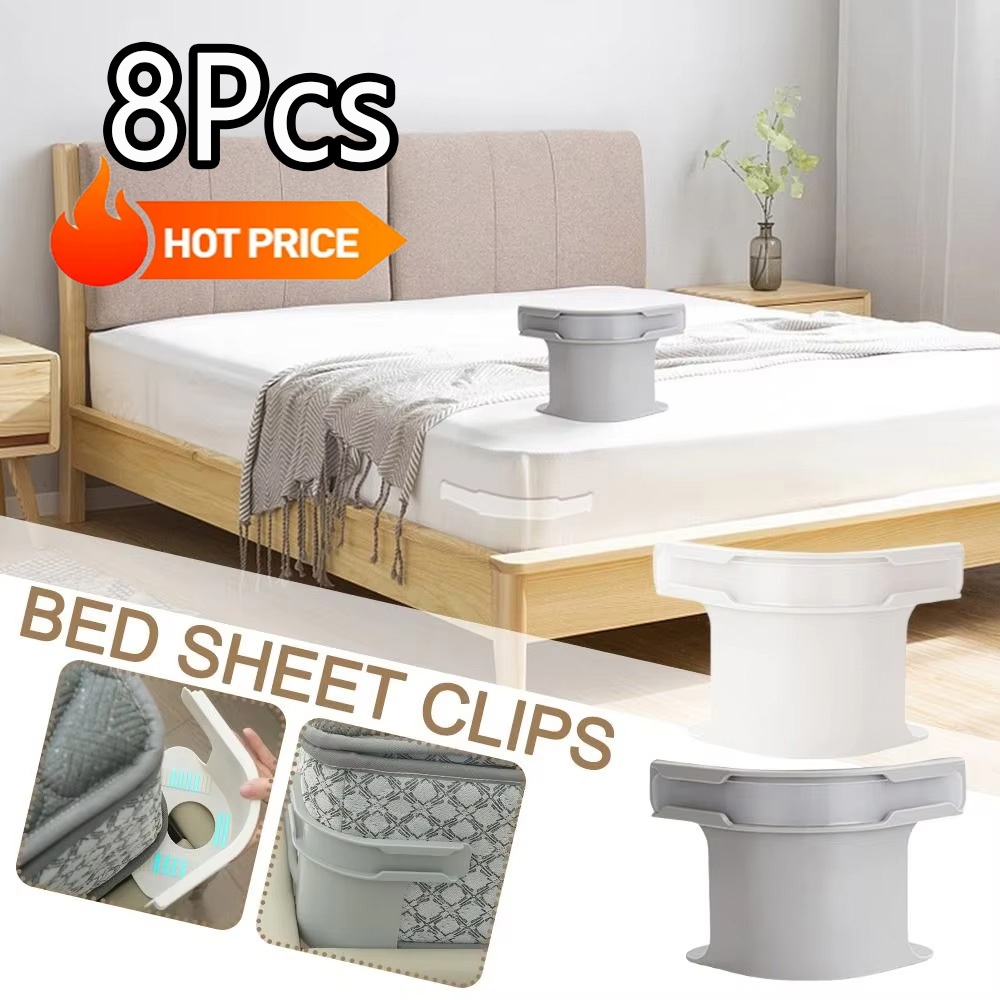 [Local Stock] 8PCS Invisible Bed Lock Sheet Holders For Anti-slip ...