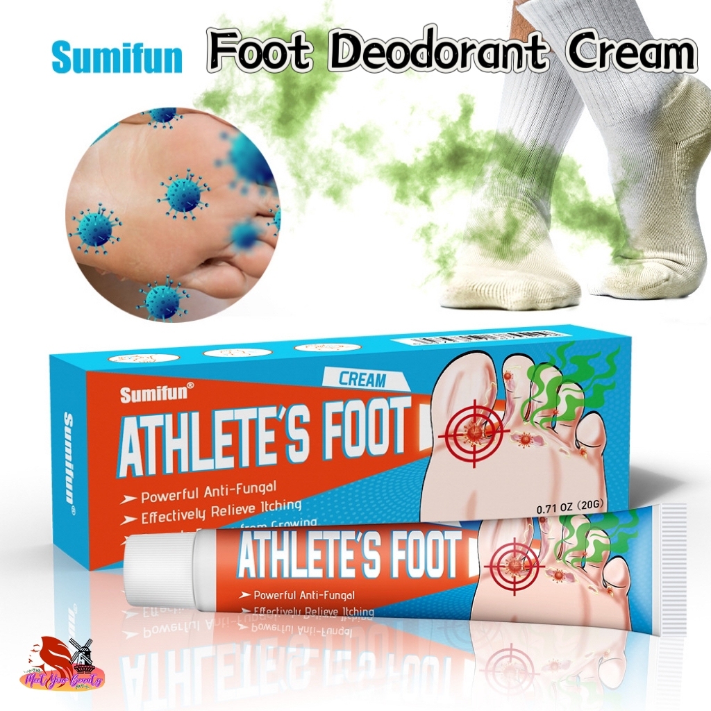 Foot Anti-fungal Athlete's Foot Cream Deodorant Cream Anti-Itch Odor Removing Beriberi Ointment ...