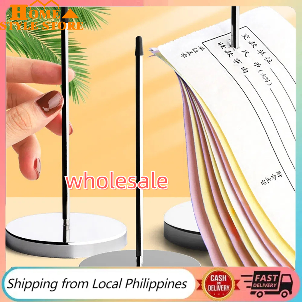 Metal Straight Rod Ticket Fork Spike Stick Restaurant Straight Rod ...