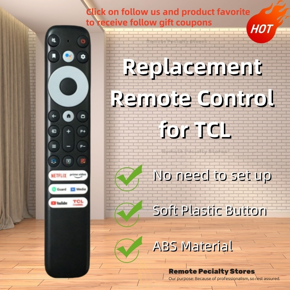 RC902V FMR4 Replacement Remote Control for TCL Mini-LED QLED 4K UHD ...