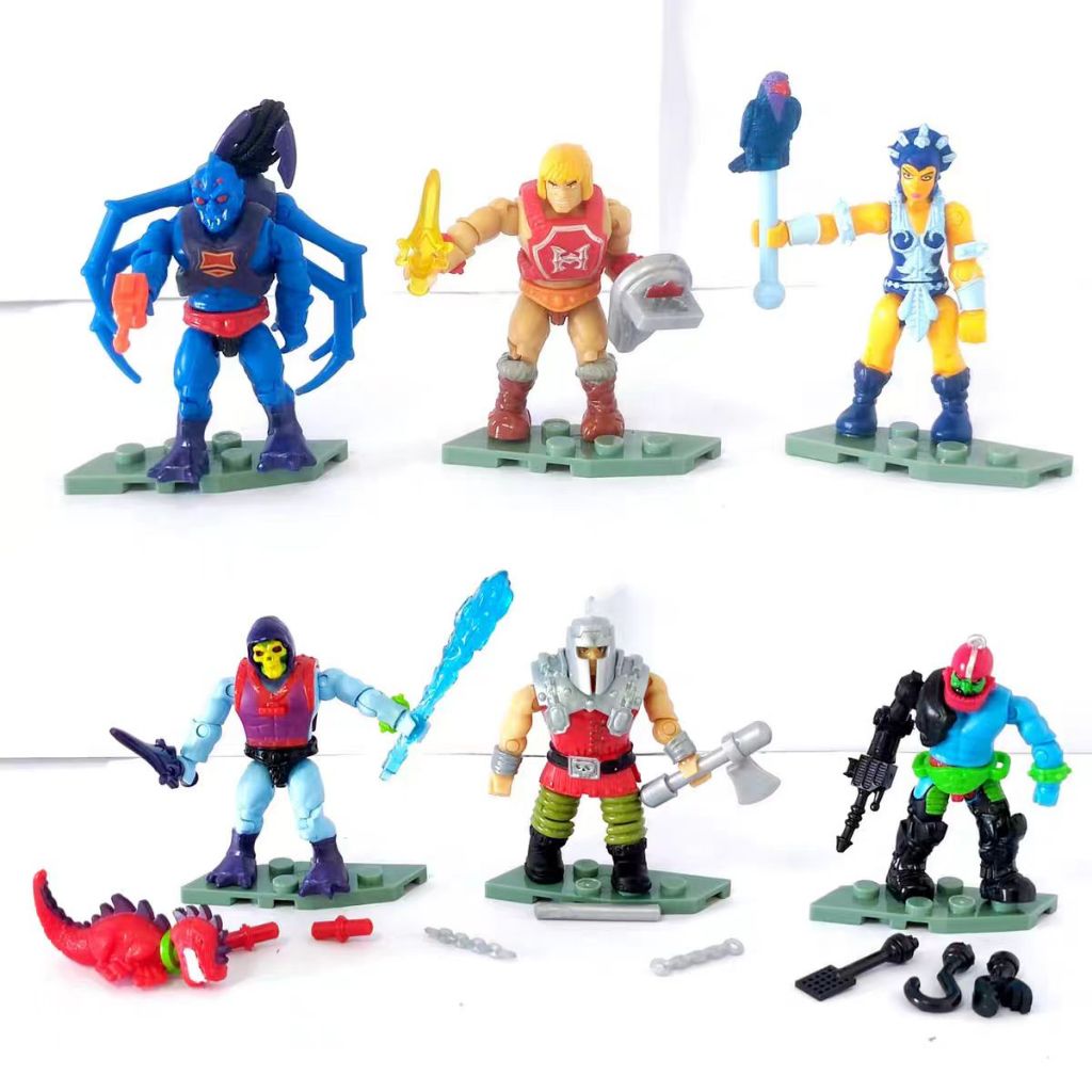 Mega Bloks Mega Bloks Mega Bloks Thunder Hermann Cobwebman Sheepman ...