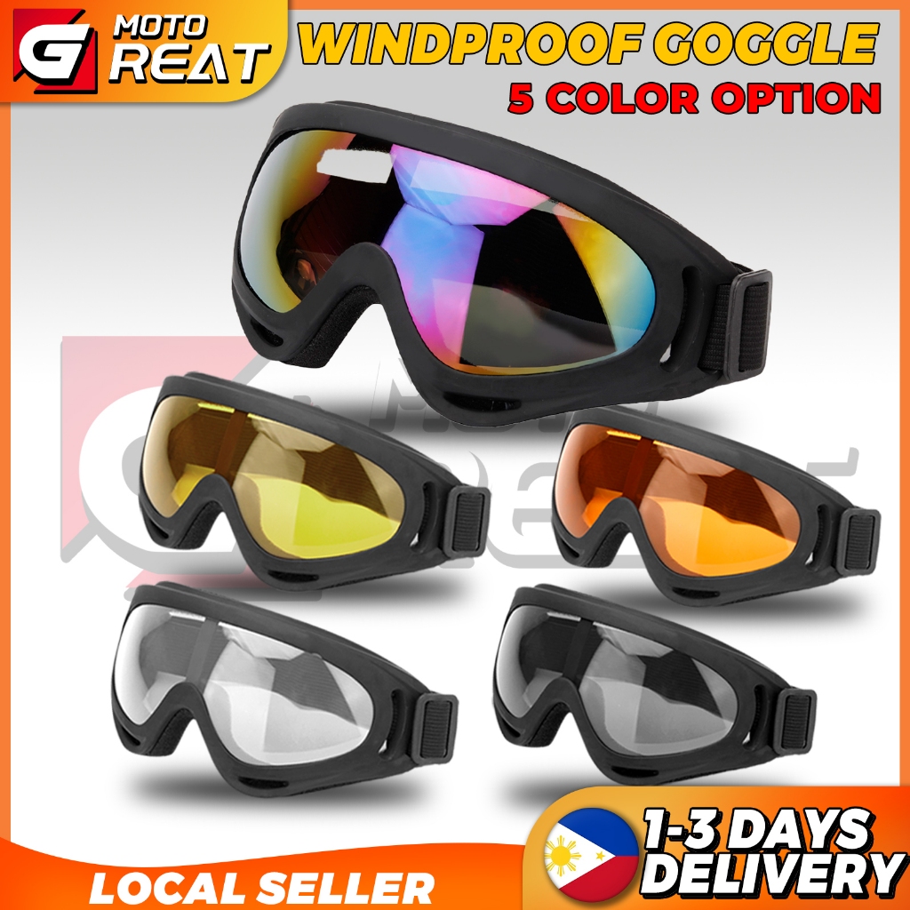 Motorcycle Helmet Goggles Riding Sunglasses Windproof Sun Protection ...