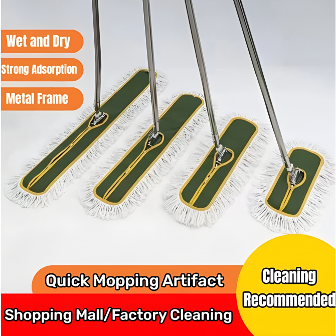 Mop industrial commercial heavy duty dust removal large mop factory ...