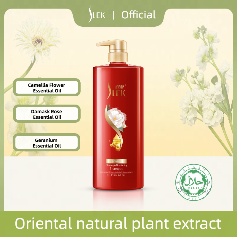 SLEK舒蕾 Hair Shampoo, Moisturising Shampoo, Glowing&Nourishing Camellia ...