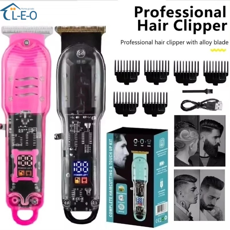 【L-E-O】 Rechargeable Razor Trimmer Professional Hair Clippers ...