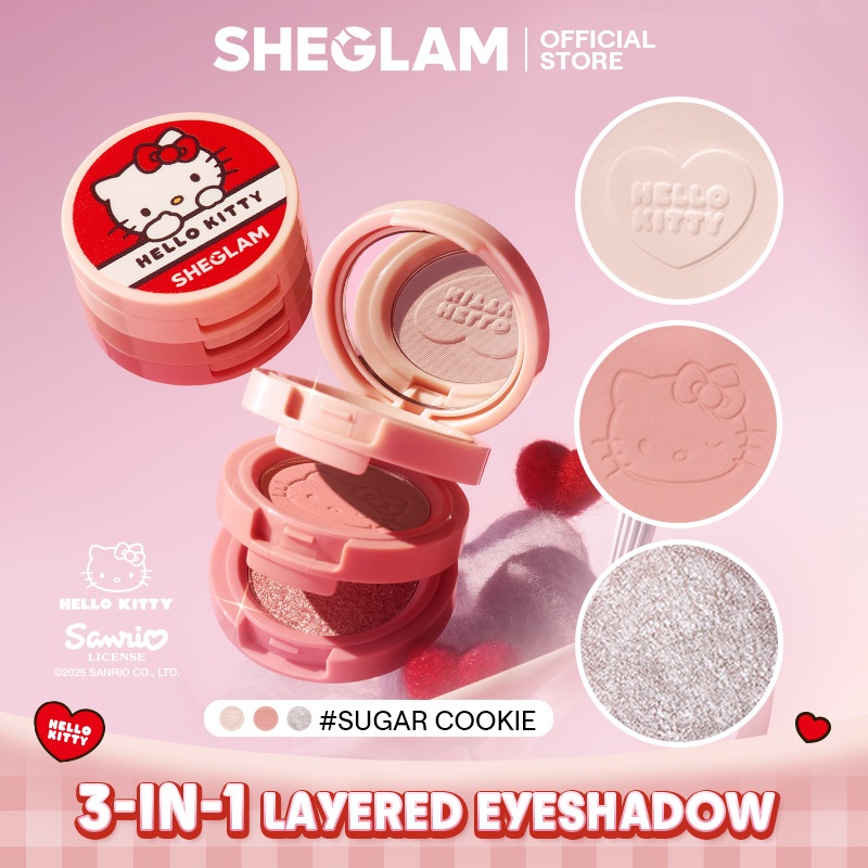 Hello Kitty | SHEGLAM Darling Dear Shadow Stack-Sweetheart | Shopee ...