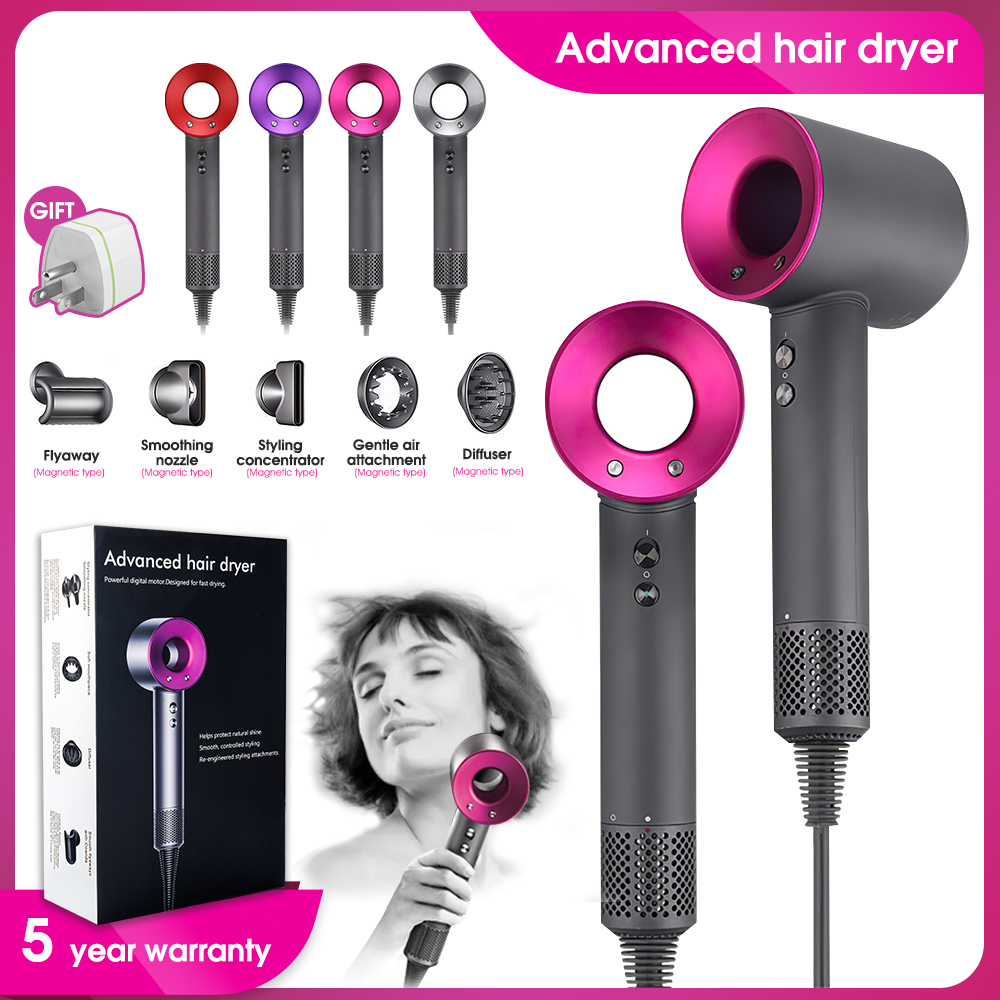 Blower Hair Dryer Heavy Duty Hot and Cold with Diffuser One Step Hair ...