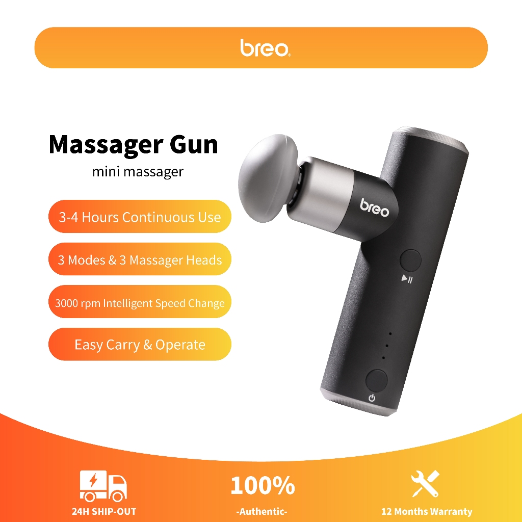 Breo Mini Massage Gun S1 Mini Pocket Massage Machine Massager Electric ...