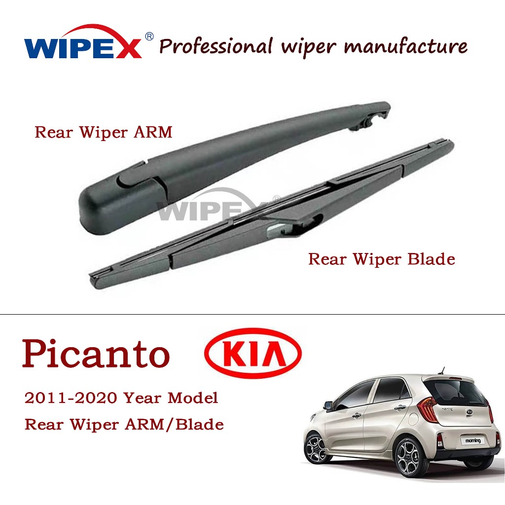 2011 to 2020 Kia Picanto Rear Wiper Assembly Set for PICATO Car Back ...