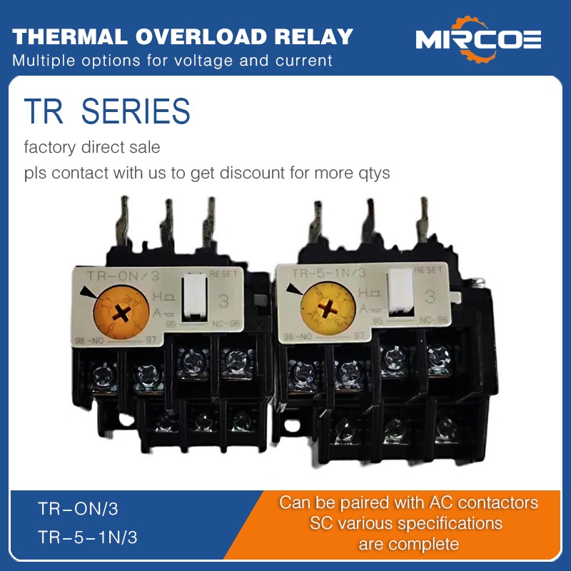 TR-N Thermal Overload Relay TR-0N/3 TR-5-1N/3 TR-N2/3 TR-N3/3 Applicable to SC-0-N3 series ...