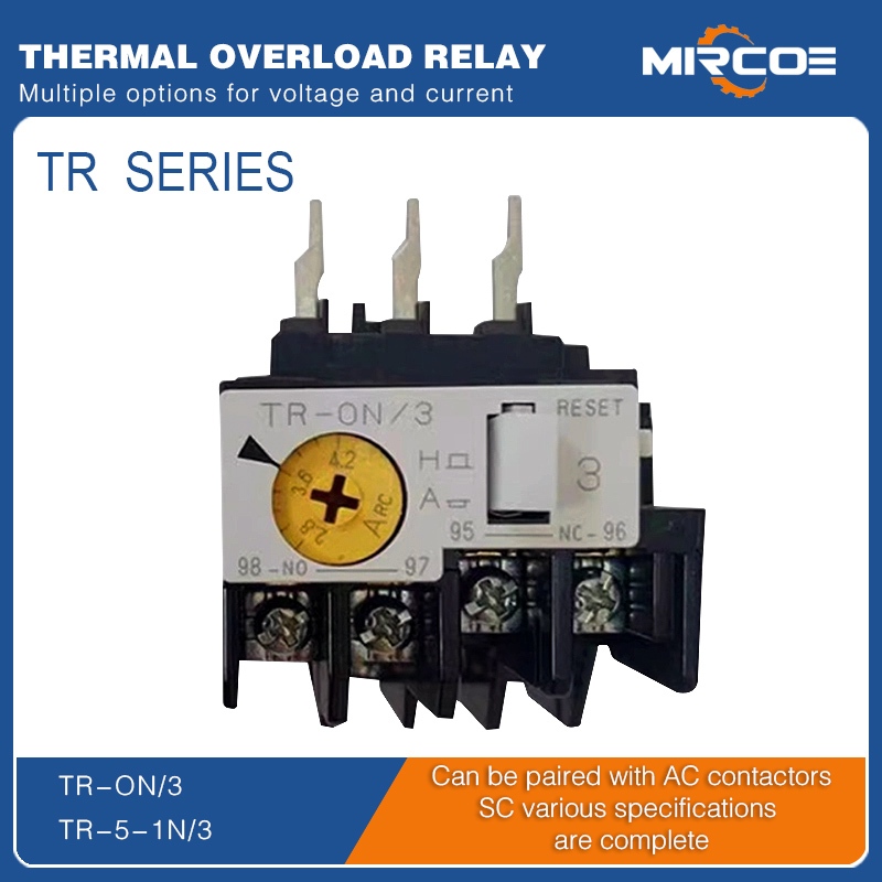 TR-N Series Thermal Overload Relay TR-0N/3 Applicable to SC-0/SC-03/SC ...